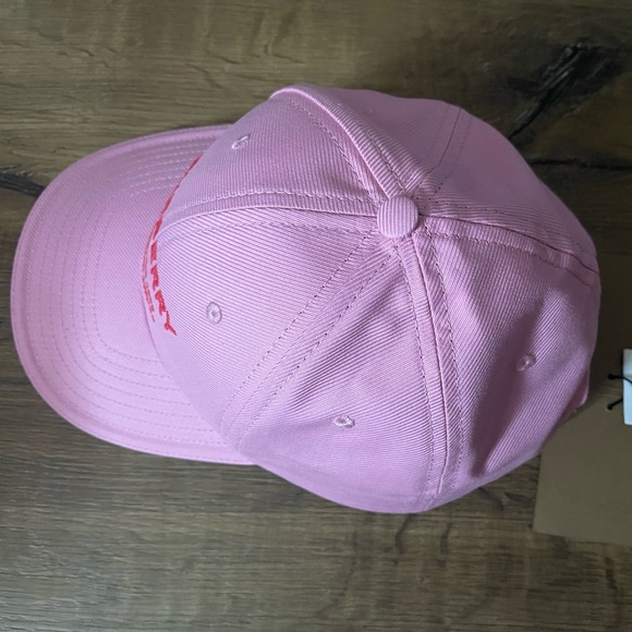 Burberry | Accessories | Burberryauthentic Nwt Pink Logo Baseball ...